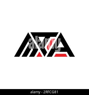 MAA triangle letter logo design with triangle shape. MAA triangle logo ...