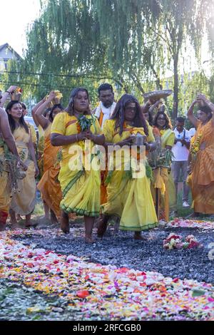 Firewalking Walking on hot coals Scientists from the University of ...
