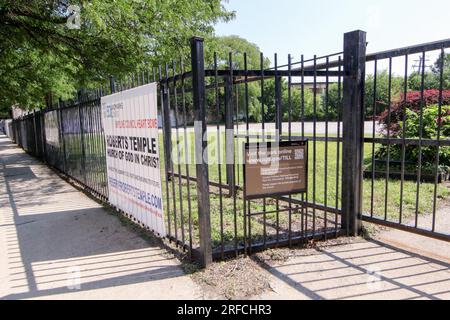 Roberts Temple Church of God in Christ where the site of Emmett TillÕs ...