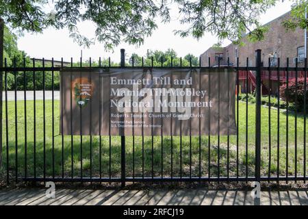 Roberts Temple Church of God in Christ where the site of Emmett TillÕs ...