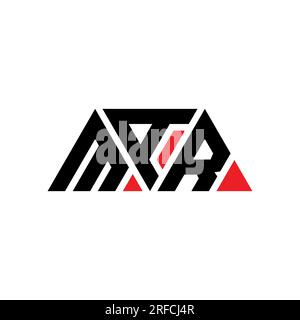 MAR triangle letter logo design with triangle shape. MAR triangle logo ...