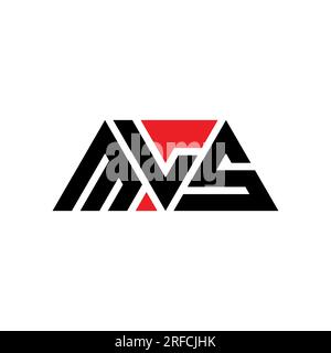 MLS triangle letter logo design with triangle shape. MLS triangle logo ...
