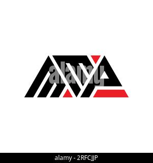 MMP triangle letter logo design with triangle shape. MMP triangle logo ...