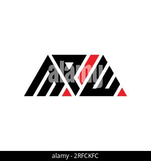 MPW triangle letter logo design with triangle shape. MPW triangle logo ...