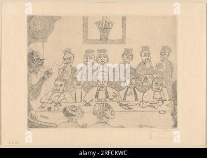 James Ensor - The Wise Judges Stock Photo - Alamy