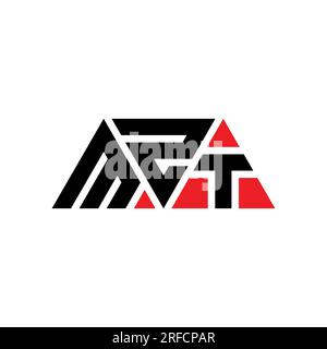 MZT triangle letter logo design with triangle shape. MZT triangle logo ...