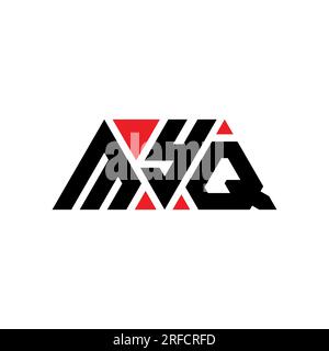 MYQ triangle letter logo design with triangle shape. MYQ triangle logo ...