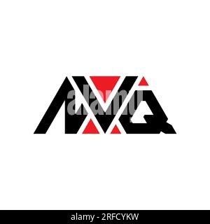 NVQ triangle letter logo design with triangle shape. NVQ triangle logo ...
