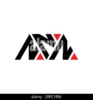 NNN triangle letter logo design with triangle shape. NNN triangle logo ...