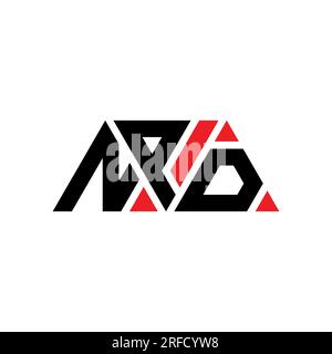 NPD triangle letter logo design with triangle shape. NPD triangle logo ...