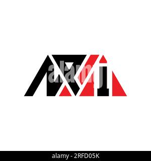 NPI triangle letter logo design with triangle shape. NPI triangle logo ...