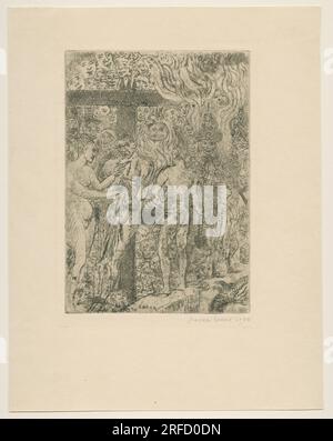 La reine Parysatis écorchant un eunuque 1900 by James Ensor Stock Photo ...