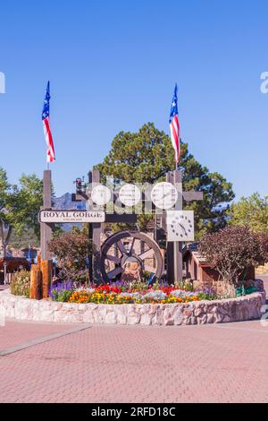 A view of the Royal Gorge in Canon City, Colorado, showcasing the world ...