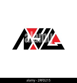 NYL triangle letter logo design with triangle shape. NYL triangle logo ...