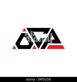 OCP triangle letter logo design with triangle shape. OCP triangle logo ...