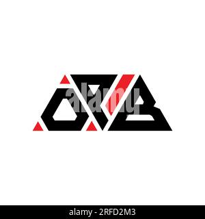 OPB triangle letter logo design with triangle shape. OPB triangle logo ...