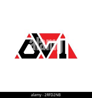 OLI triangle letter logo design with triangle shape. OLI triangle logo ...