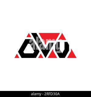 OLV triangle letter logo design with triangle shape. OLV triangle logo ...