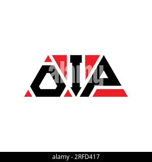 OIP triangle letter logo design with triangle shape. OIP triangle logo ...