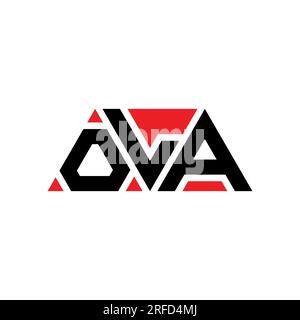OLA triangle letter logo design with triangle shape. OLA triangle logo ...