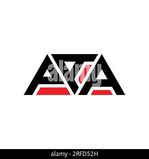 PAA triangle letter logo design with triangle shape. PAA triangle logo ...