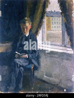 Edvard Munch - Andreas Reading Stock Photo - Alamy