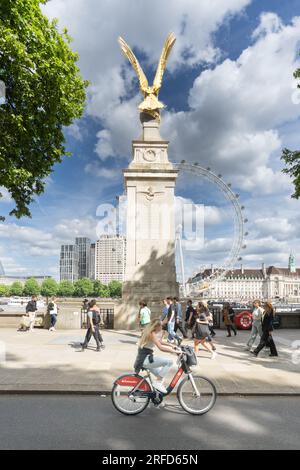 Victoria Embankment is part of the Thames Embankment, a road and river ...