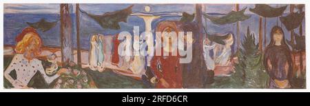 Edvard Munch - Dance on the Beach Stock Photo - Alamy