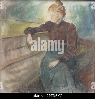 Edvard Munch - Female Portrait Stock Photo - Alamy