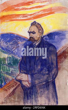 Friederich Nietzsche 1906 by Edvard Munch Stock Photo - Alamy