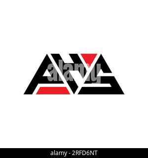 PHS letter logo design with polygon shape. PHS polygon and cube shape ...