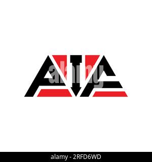 PIF letter logo design with polygon shape. PIF polygon and cube shape ...