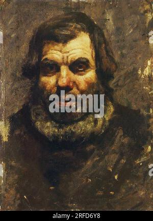 Edvard Munch - Old Man with a Beard Stock Photo - Alamy