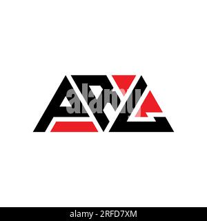 PRL triangle letter logo design with triangle shape. PRL triangle logo ...