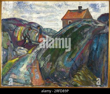 'Spring Work in the Skerries' (1910) by Edvard Munch is an oil painting ...