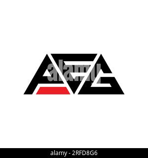 PEG triangle letter logo design with triangle shape. PEG triangle logo ...