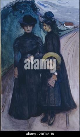 Edvard Munch - The Family (The Book Family Stock Photo - Alamy