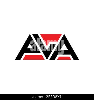 PLA triangle letter logo design with triangle shape. PLA triangle logo ...
