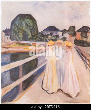 The Women on the Bridge 1903 by Edvard Munch Stock Photo - Alamy