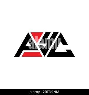 PYC triangle letter logo design with triangle shape. PYC triangle logo ...