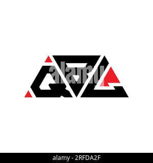 QBL triangle letter logo design with triangle shape. QBL triangle logo ...