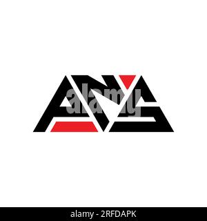 PNS triangle letter logo design with triangle shape. PNS triangle logo ...