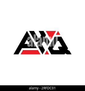 PXQ triangle letter logo design with triangle shape. PXQ triangle logo ...