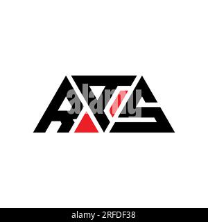 RAS triangle letter logo design with triangle shape. RAS triangle logo ...