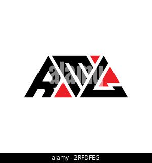 RML triangle letter logo design with triangle shape. RML triangle logo ...