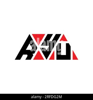 RYU triangle letter logo design with triangle shape. RYU triangle logo ...