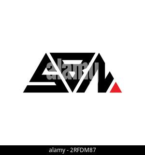 SBN triangle letter logo design with triangle shape. SBN triangle logo ...