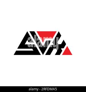 SLX triangle letter logo design with triangle shape. SLX triangle logo ...