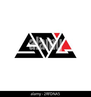 SML triangle letter logo design with triangle shape. SML triangle logo ...