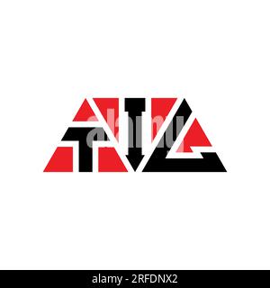 TIL triangle letter logo design with triangle shape. TIL triangle logo ...